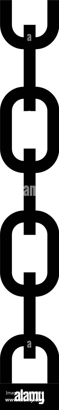 cable chain line icon vector illustration Stock Vector Image & Art - Alamy
