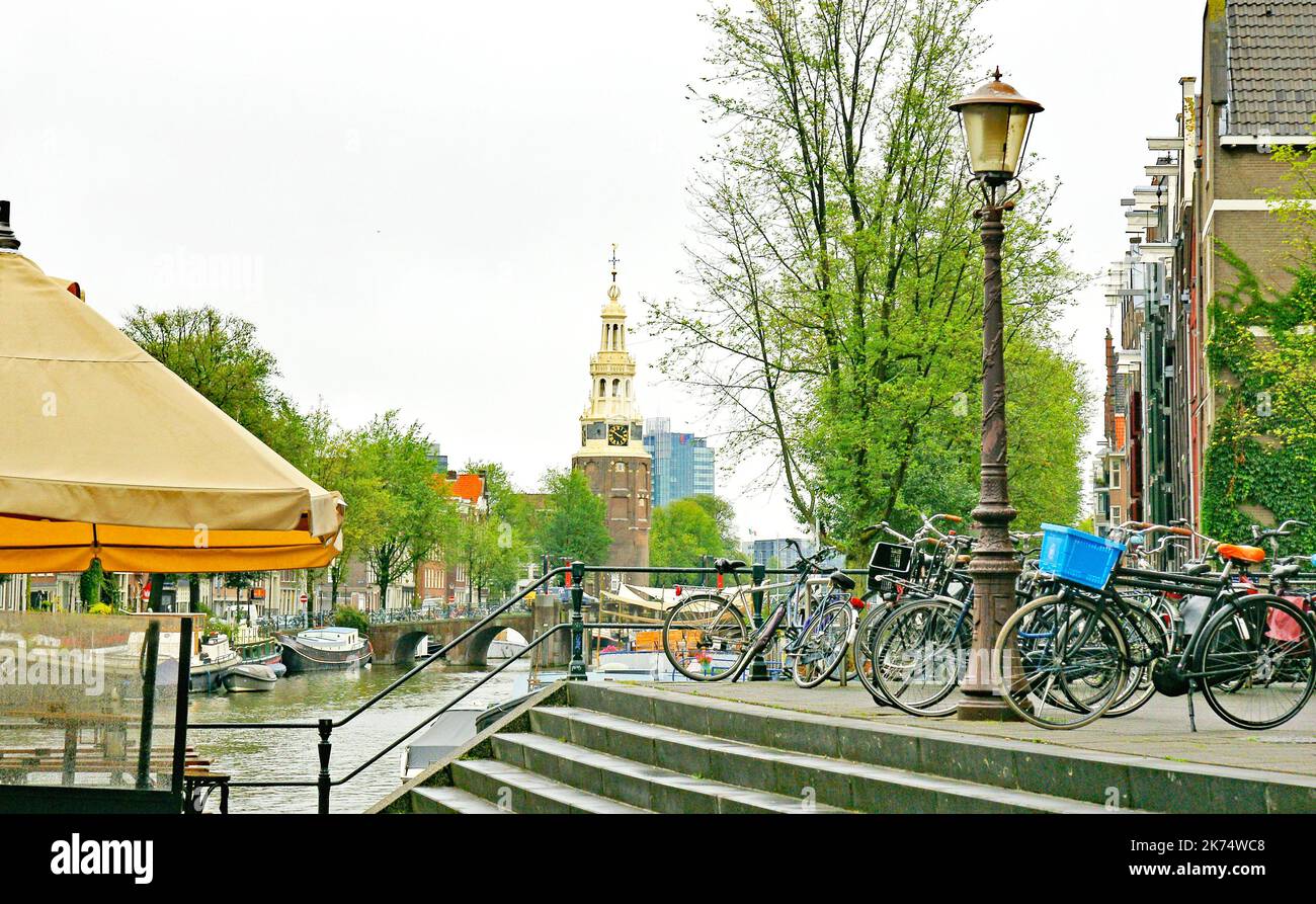 General view of Amsterdam, Holland, Netherlands, Europe Stock Photo - Alamy