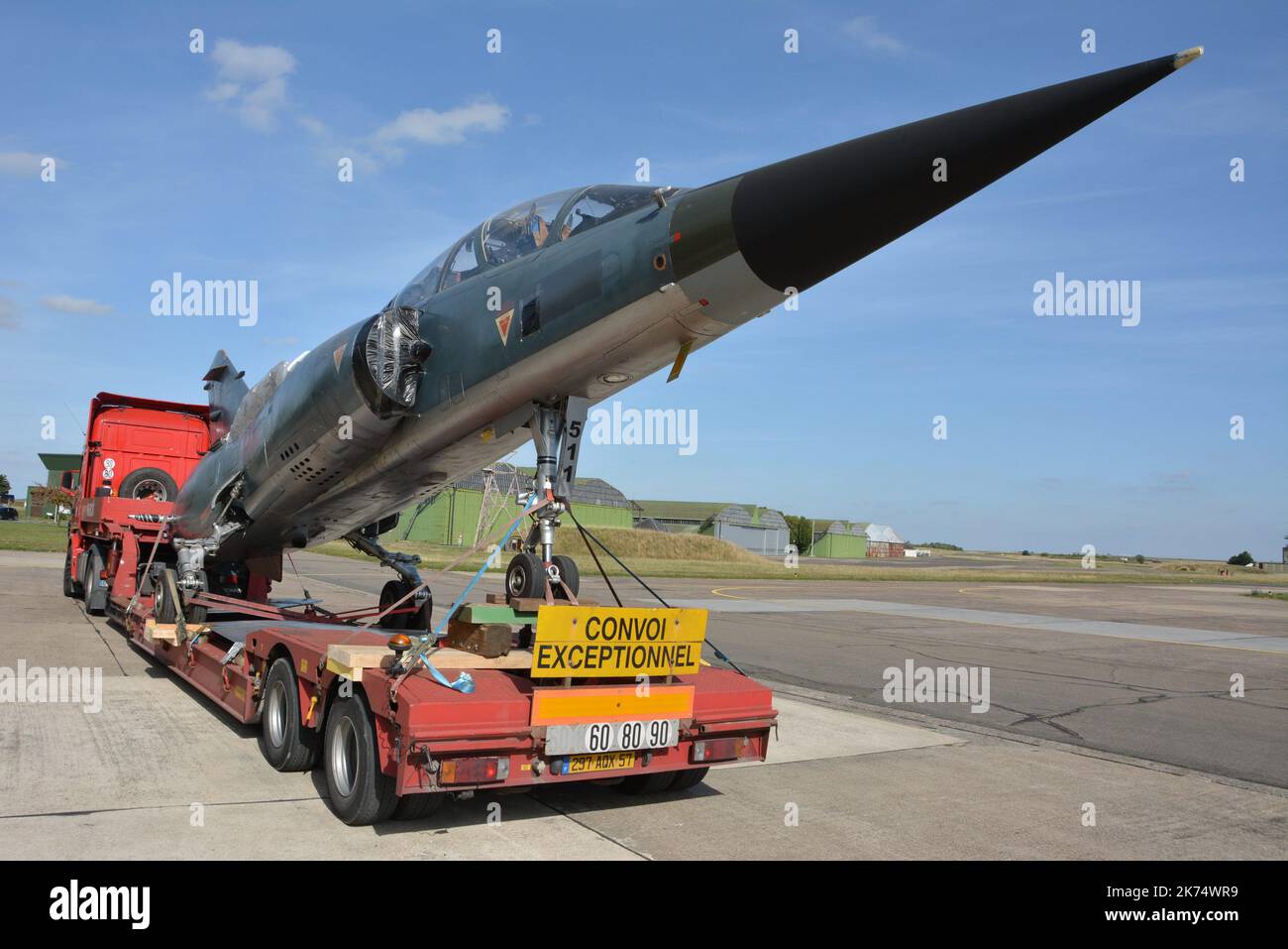 4 Air Force Mirage F1, stocked on the EAR 279 military place in ...