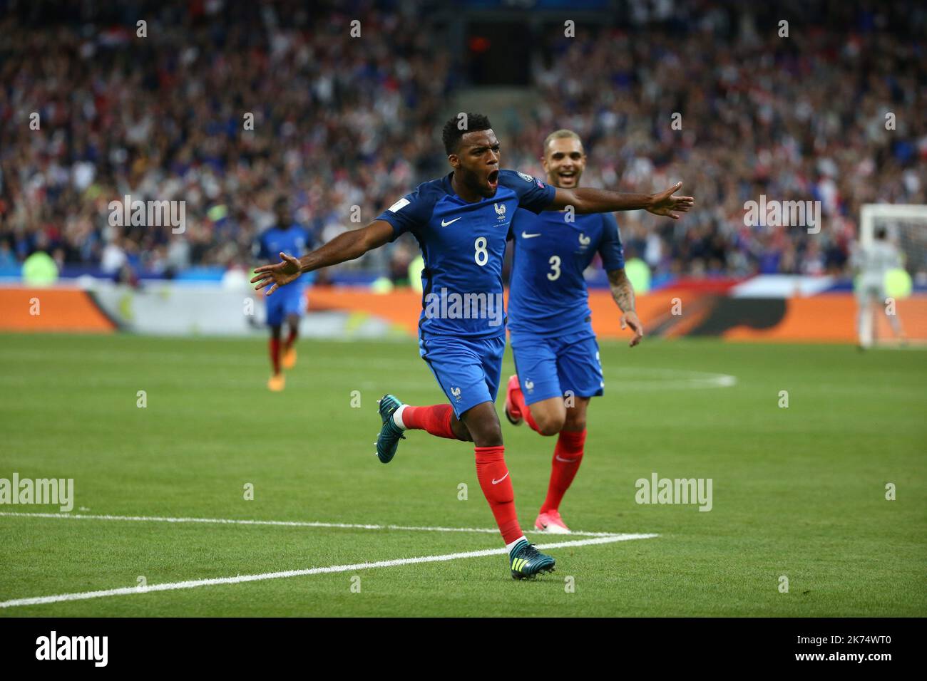 France's Thomas Lemar celebrates Stock Photo - Alamy