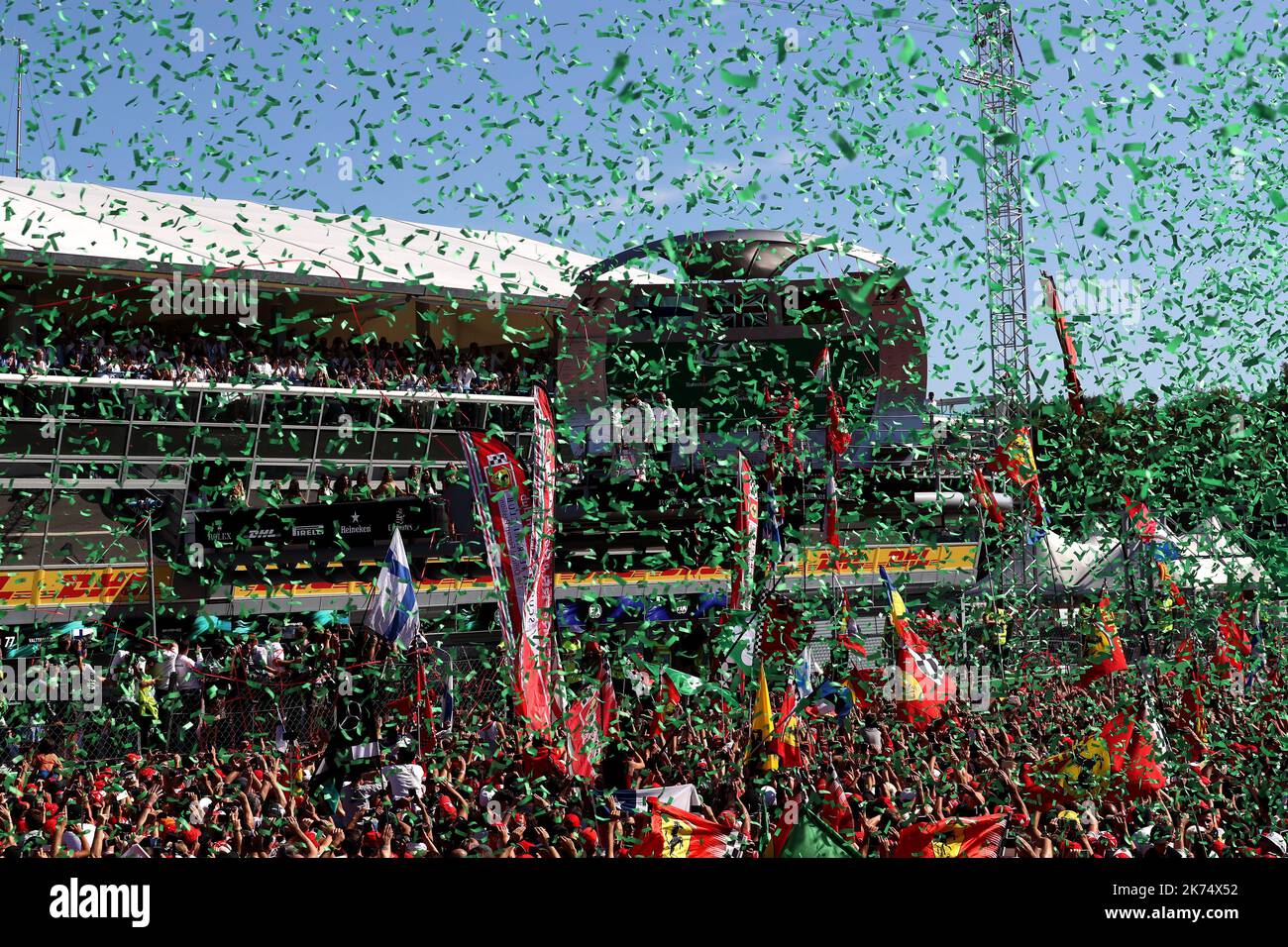 Podium atmosphere. Autodromo di Monza Stock Photo - Alamy