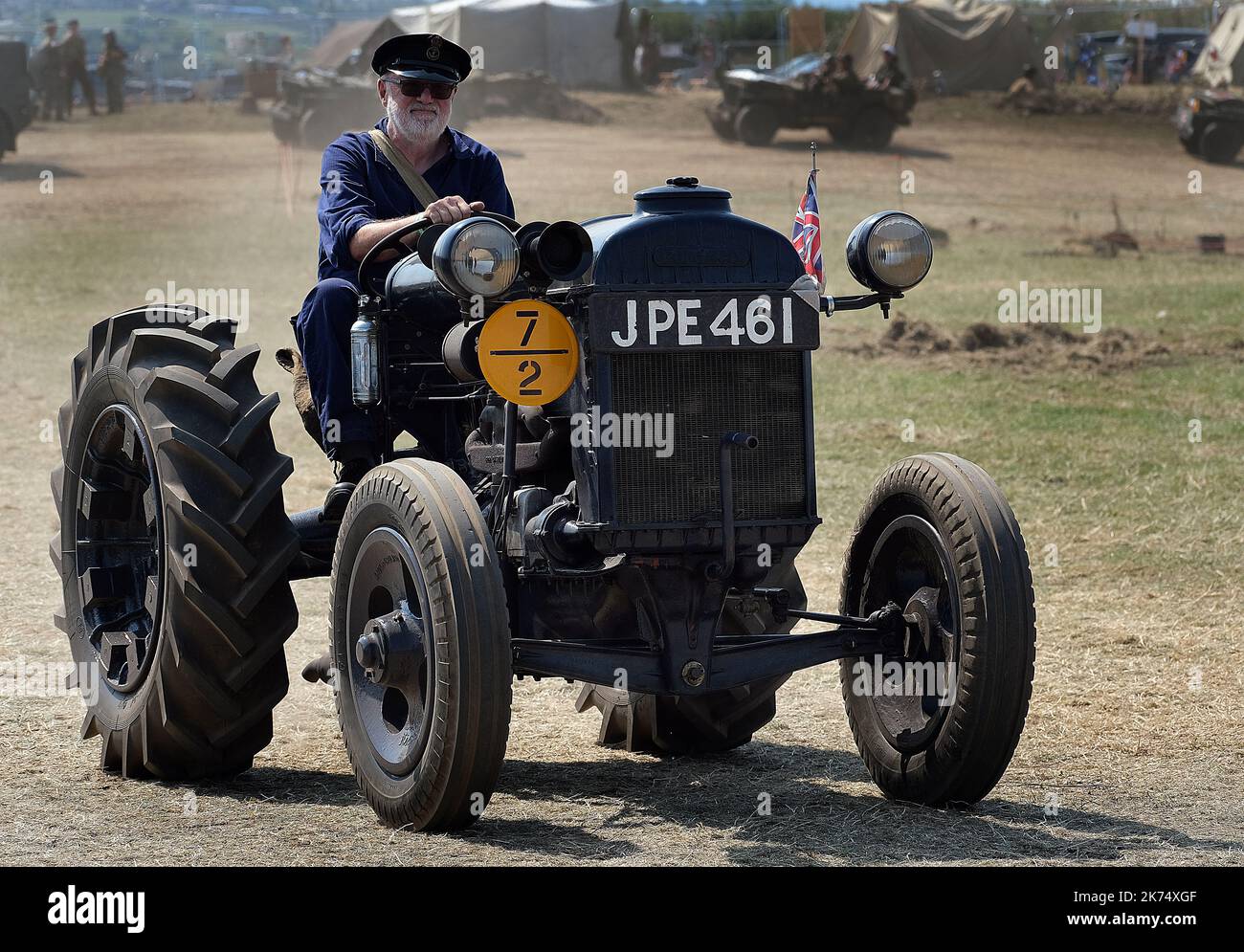 0The Yorkshire Wartime Experience show. Leeds, UK, August 2022. Military Re-enactment with ...