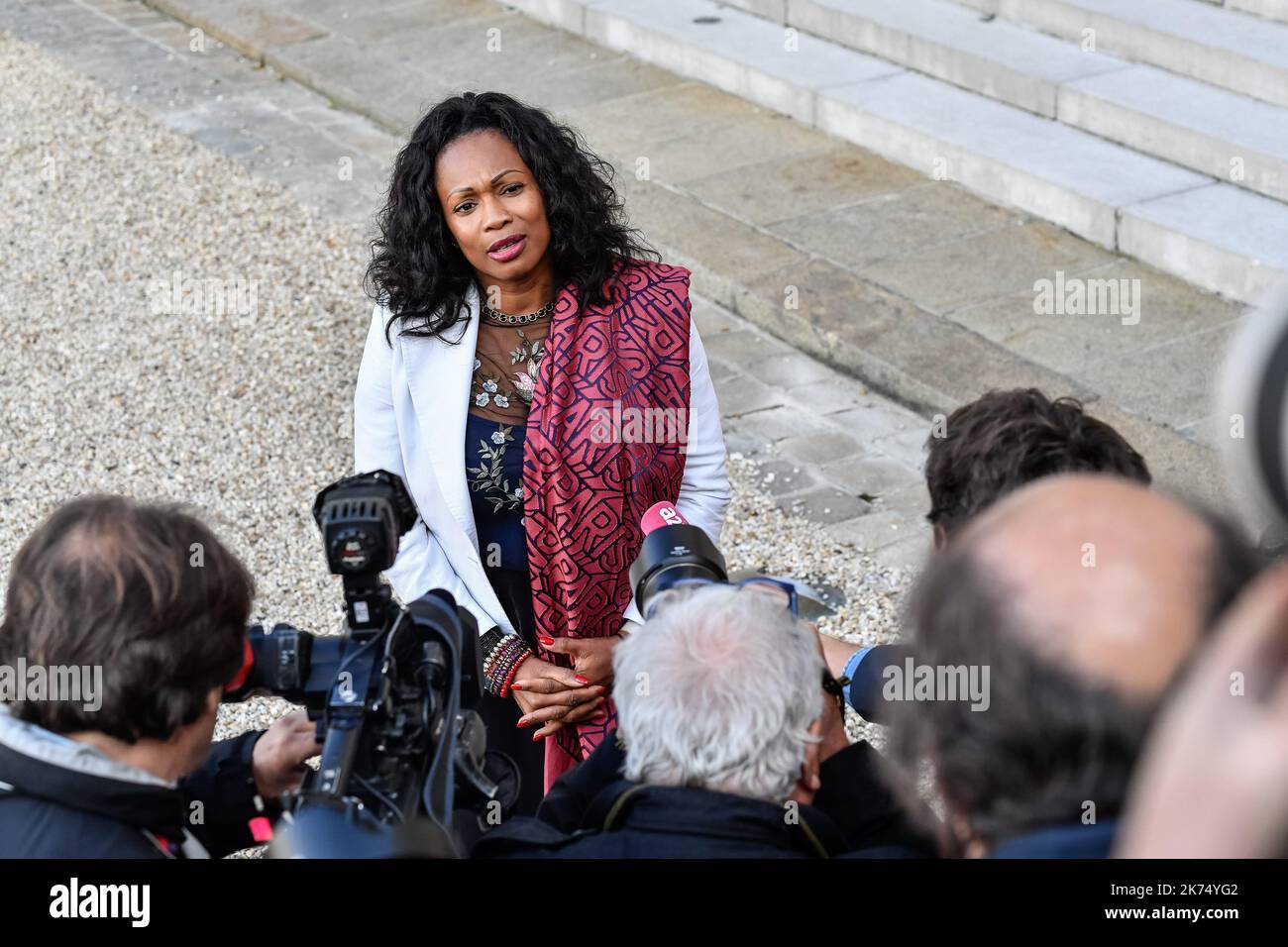 Laura Flessel, The French Olympic delegation back from Lima, is ...