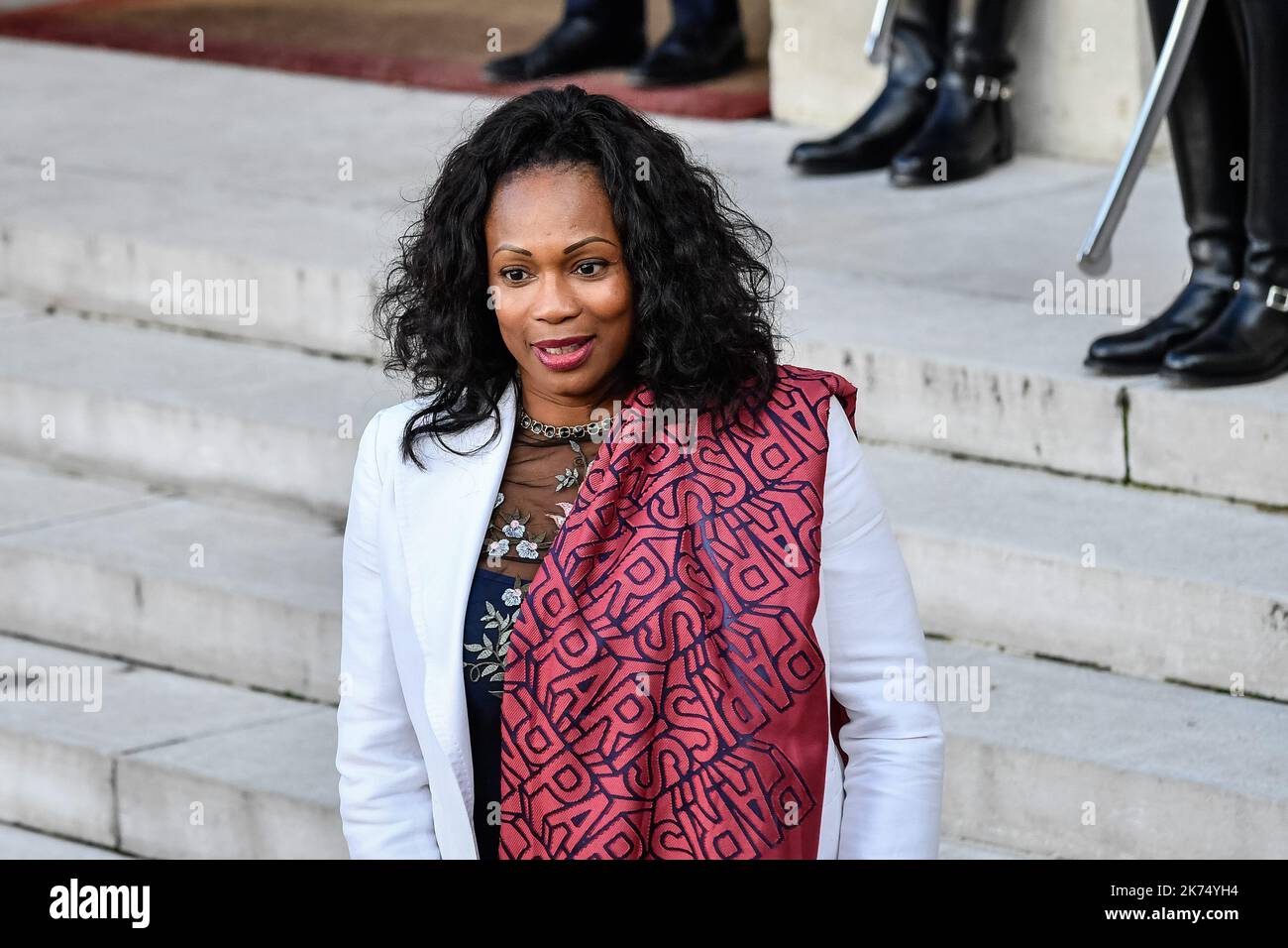 Laura Flessel, The French Olympic delegation back from Lima, is ...