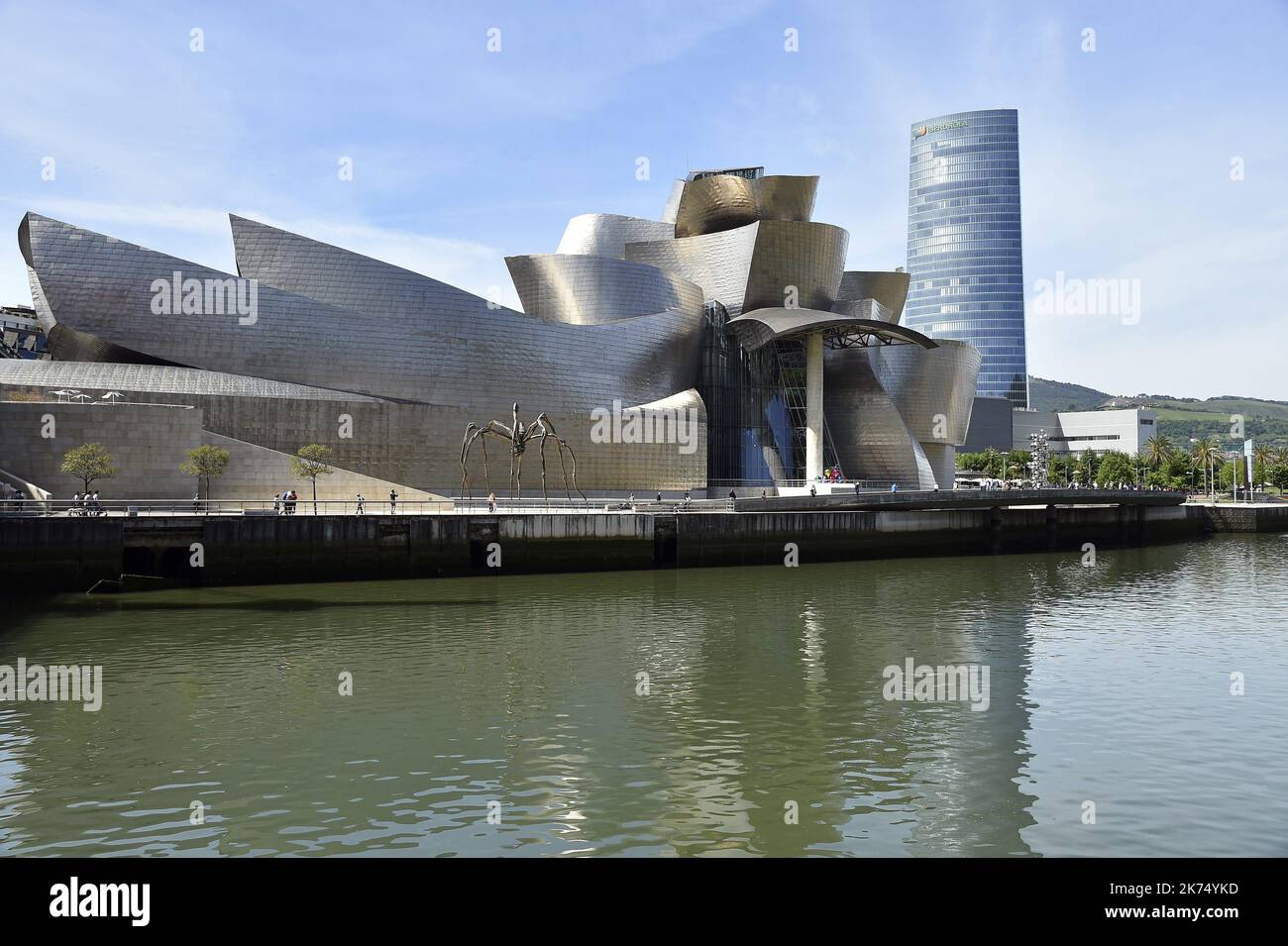 Designed by American architect Frank Gehry, the Guggenheim Museum ...