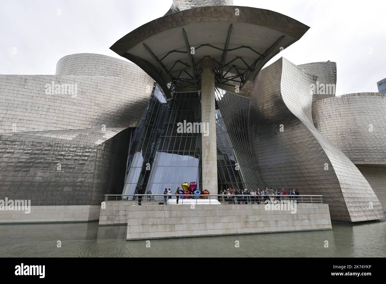 Designed by American architect Frank Gehry, the Guggenheim Museum ...