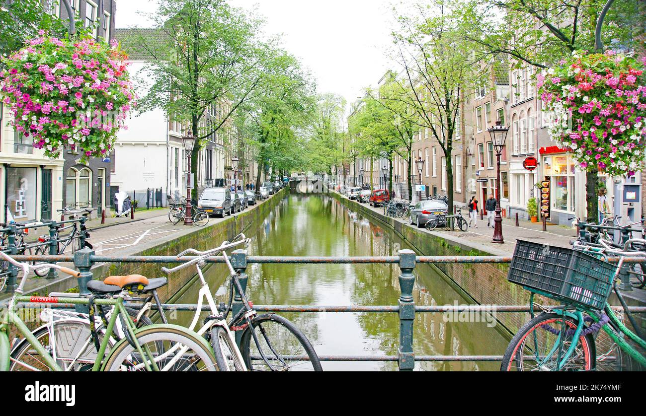 panorama of Amsterdam, Holland, Netherlands, Europe Stock Photo - Alamy