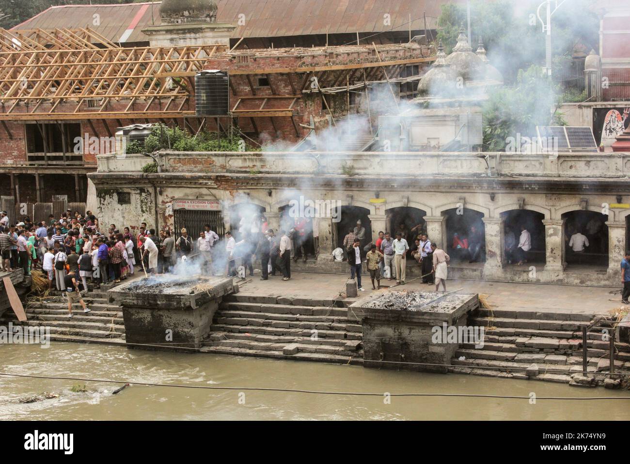 This temple is used primarily for outdoor cremation of the dead. The ...