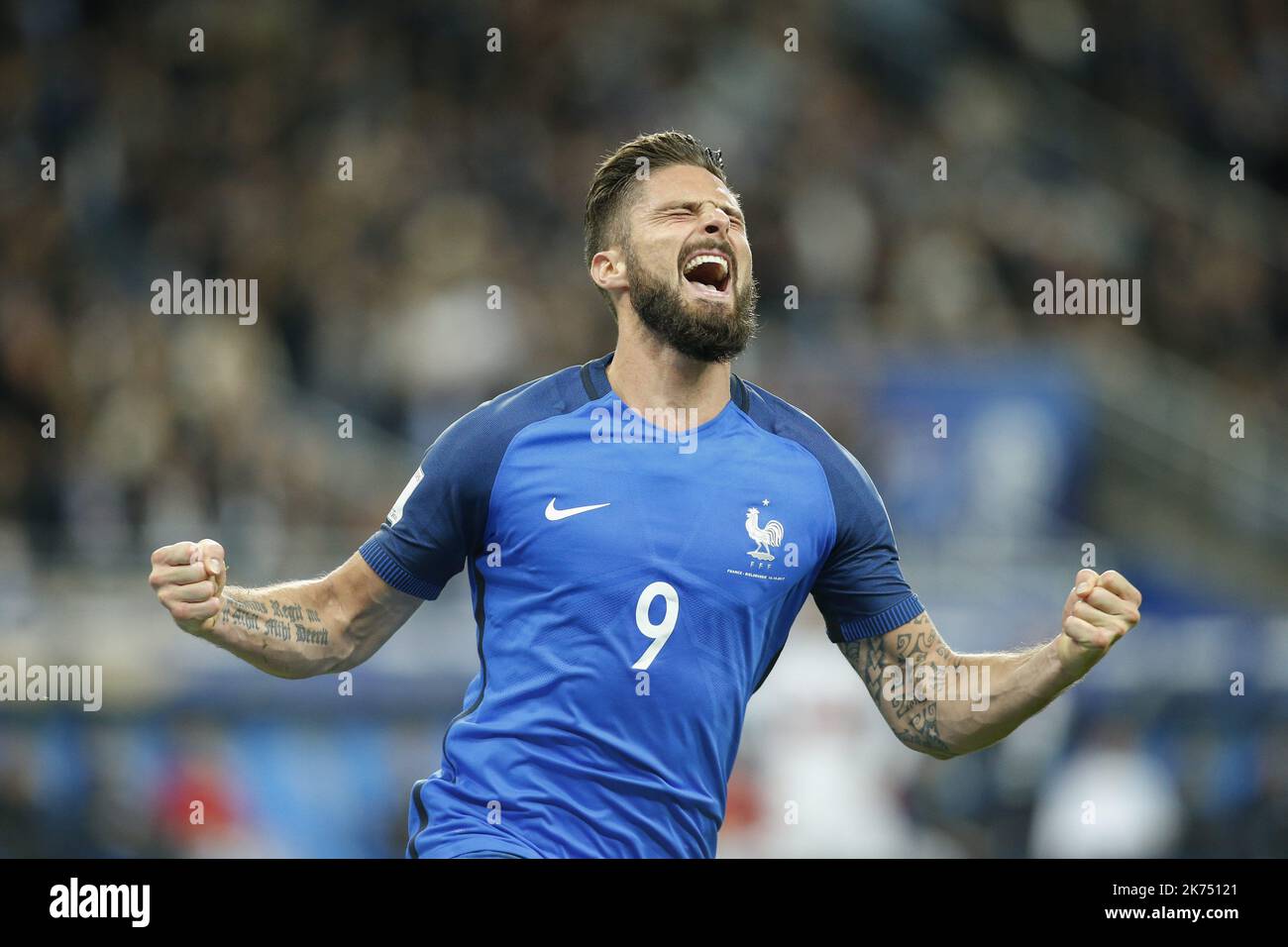 Olivier giroud équipe de france hi-res stock photography and images - Alamy