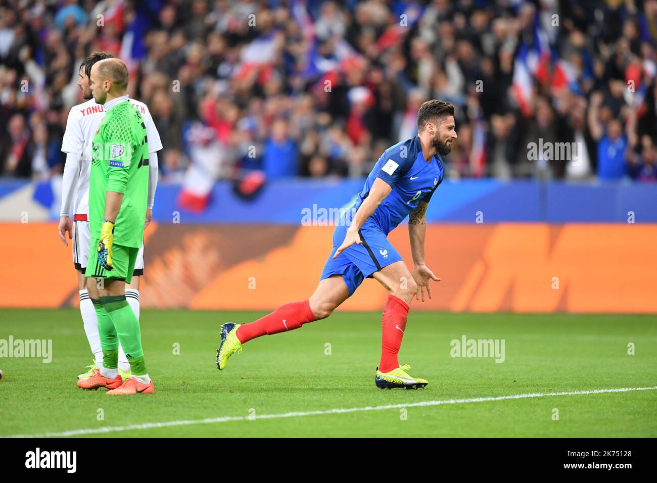 Olivier giroud équipe de france hi-res stock photography and images - Alamy