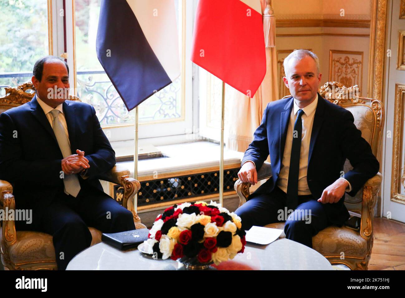 President of Egypt Abdel Fattah el-Sisi met French President of the ...