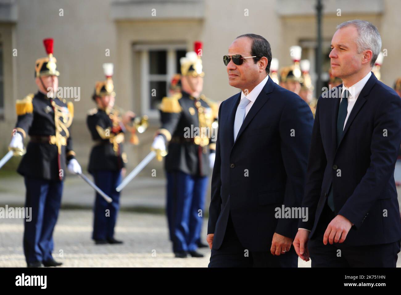 President of Egypt Abdel Fattah el-Sisi met French President of the ...