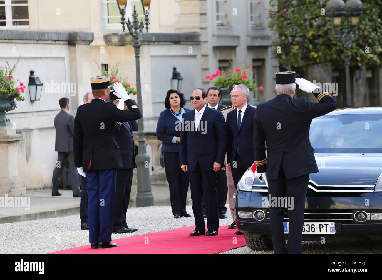 President of Egypt Abdel Fattah el-Sisi met French President of the ...