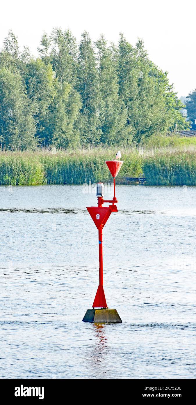River traffic signs in the rivers of Europe Stock Photo - Alamy