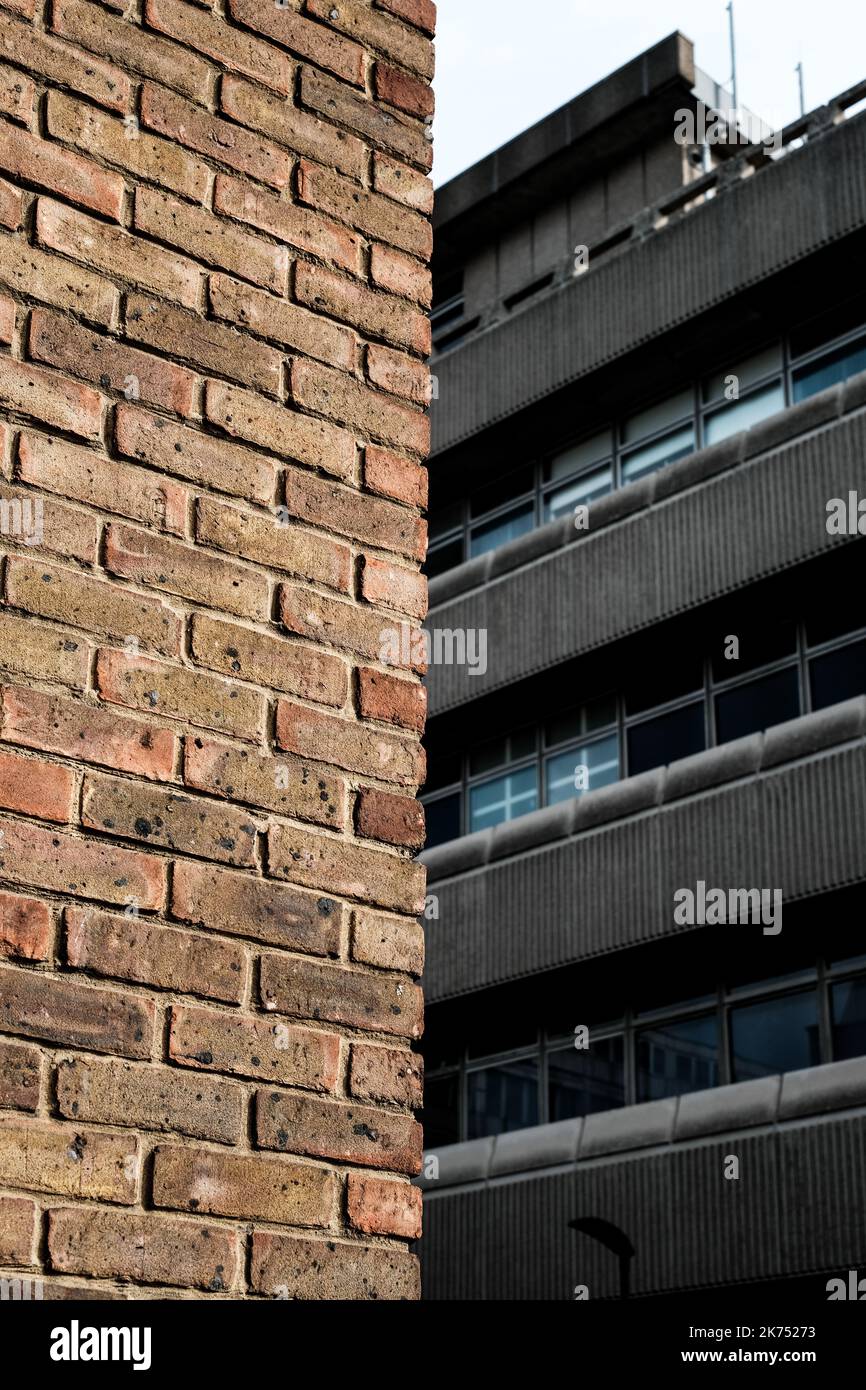 brick and Concrete Stock Photo - Alamy