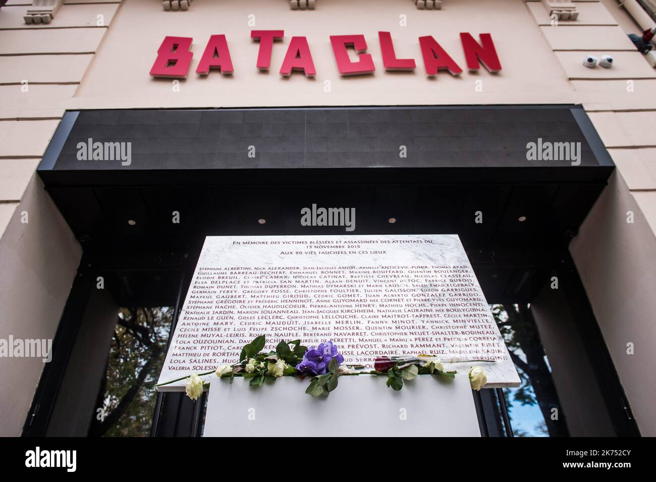 Paris attacks anniversary hi-res stock photography and images - Alamy