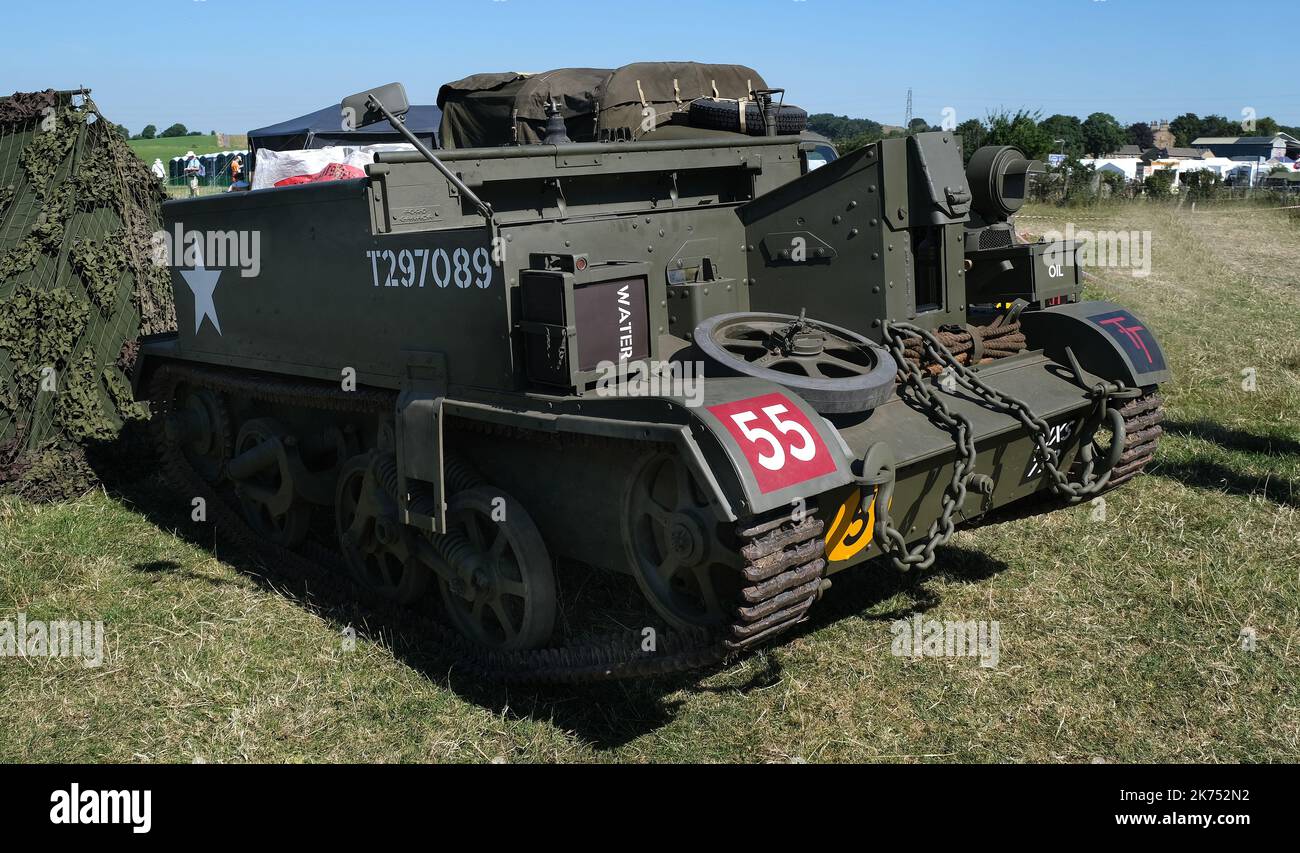 0The Yorkshire Wartime Experience show. Leeds, UK, August 2022. Military Re-enactment with ...