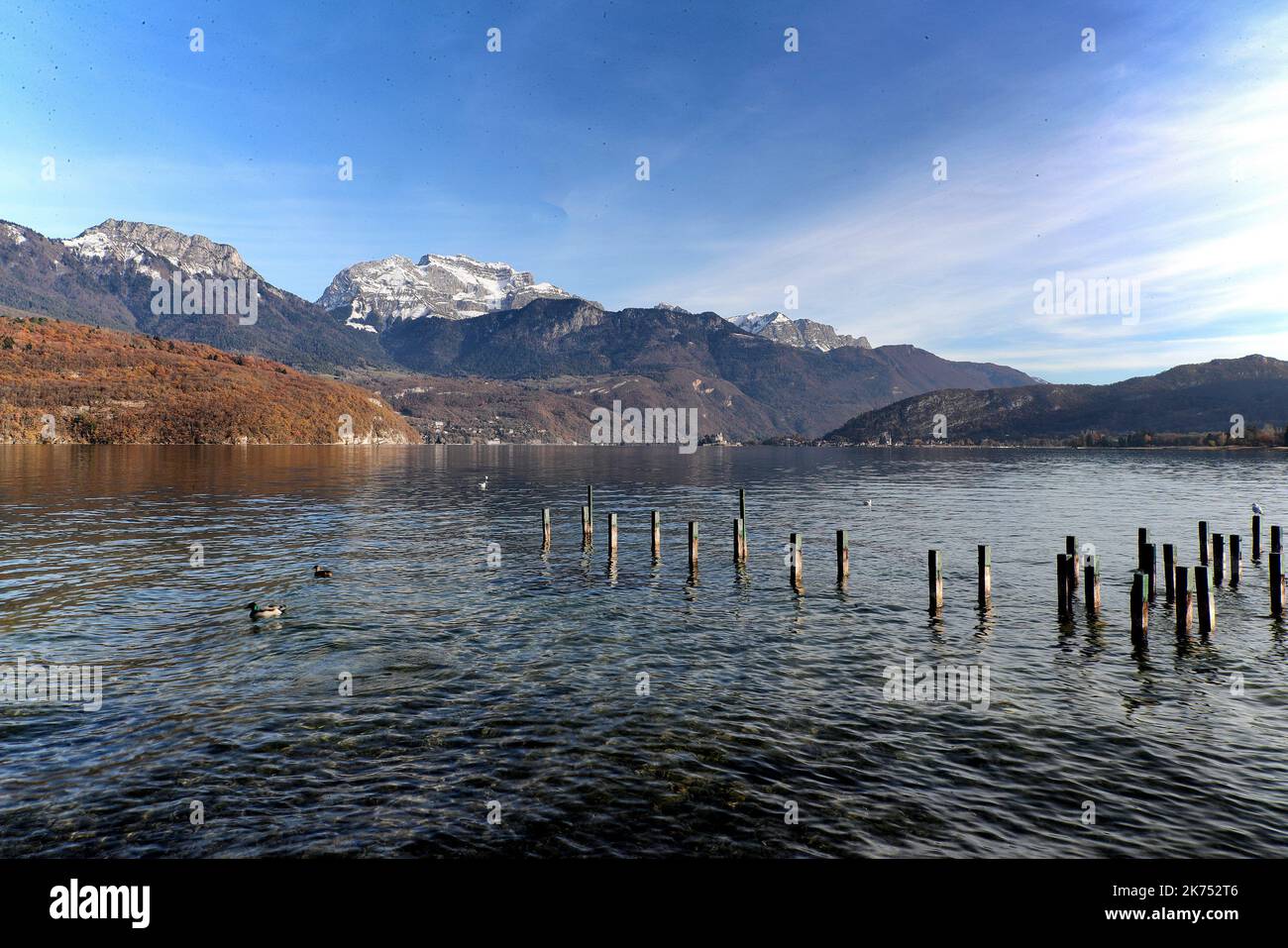 Lake Annecy, the third largest lake in France Stock Photo - Alamy