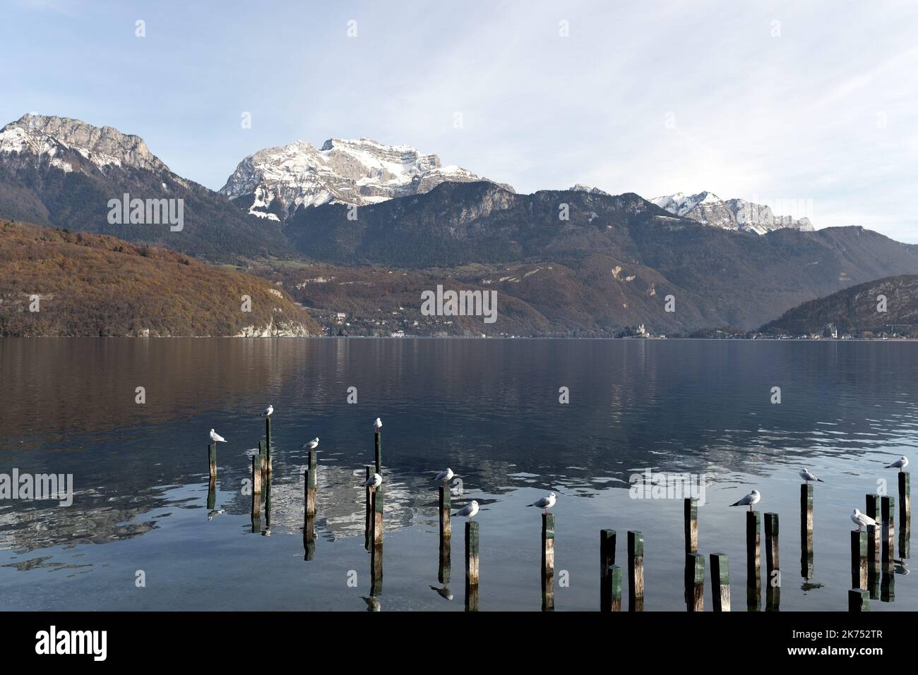 Lake Annecy, the third largest lake in France Stock Photo - Alamy