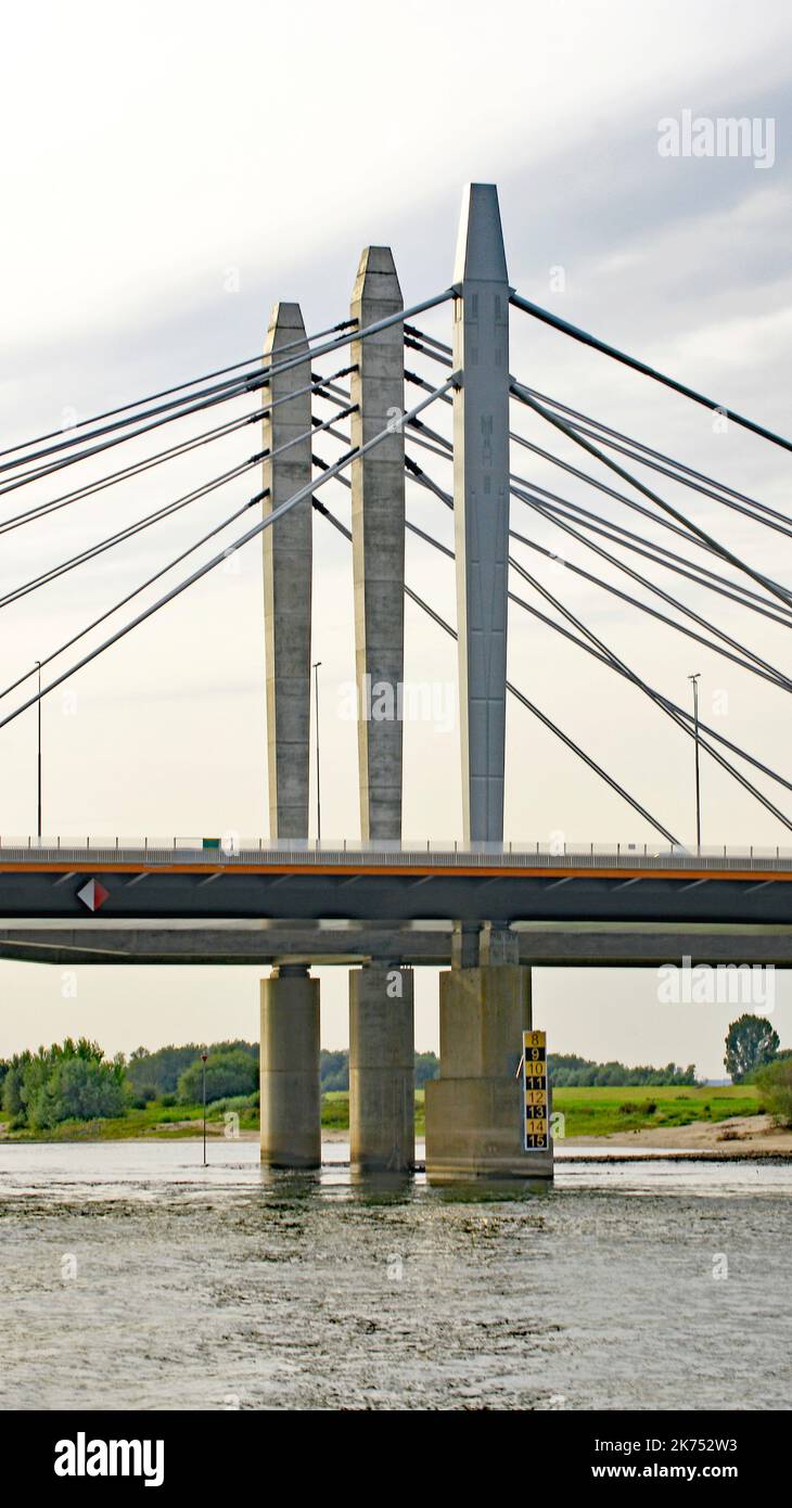 Bridge over a river in Holland, Europe Stock Photo - Alamy