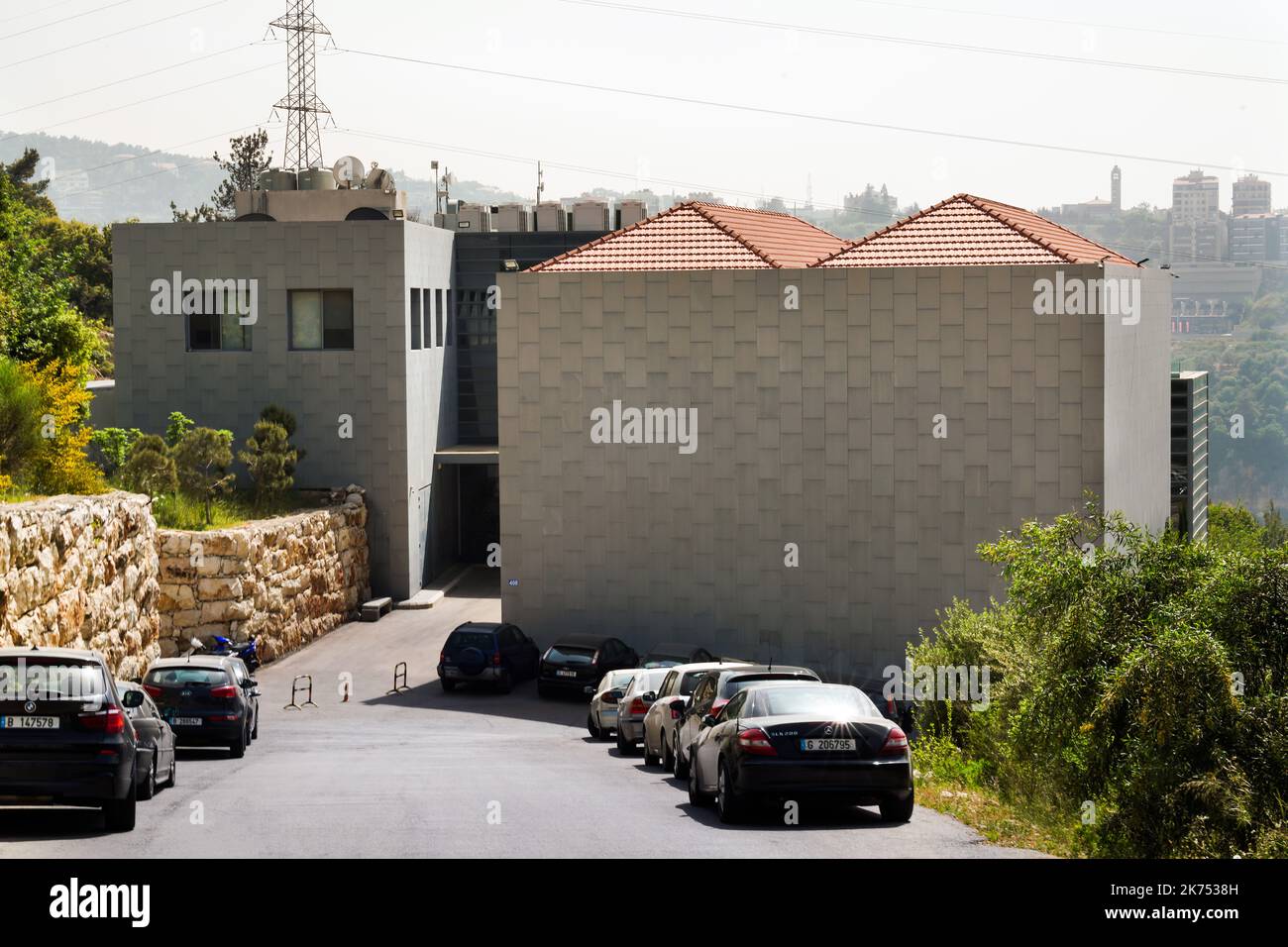 Beirut, Libanon: SAT7-Fernsehstudio in Beirut Stock Photo - Alamy