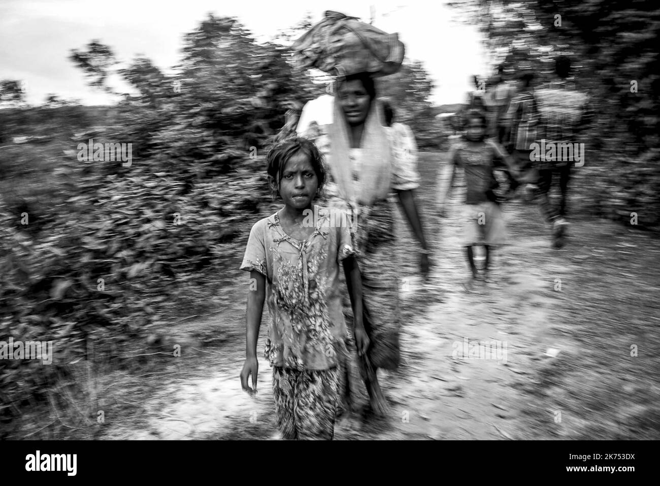 On the border between Burma and Bangladesh, the mass exodus of the ...