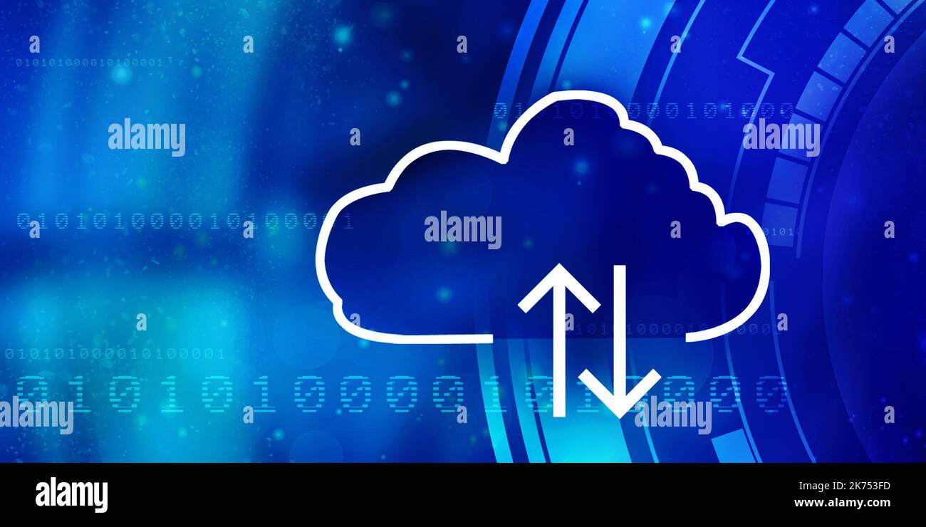 2d rendering technology Cloud computing Stock Photo - Alamy