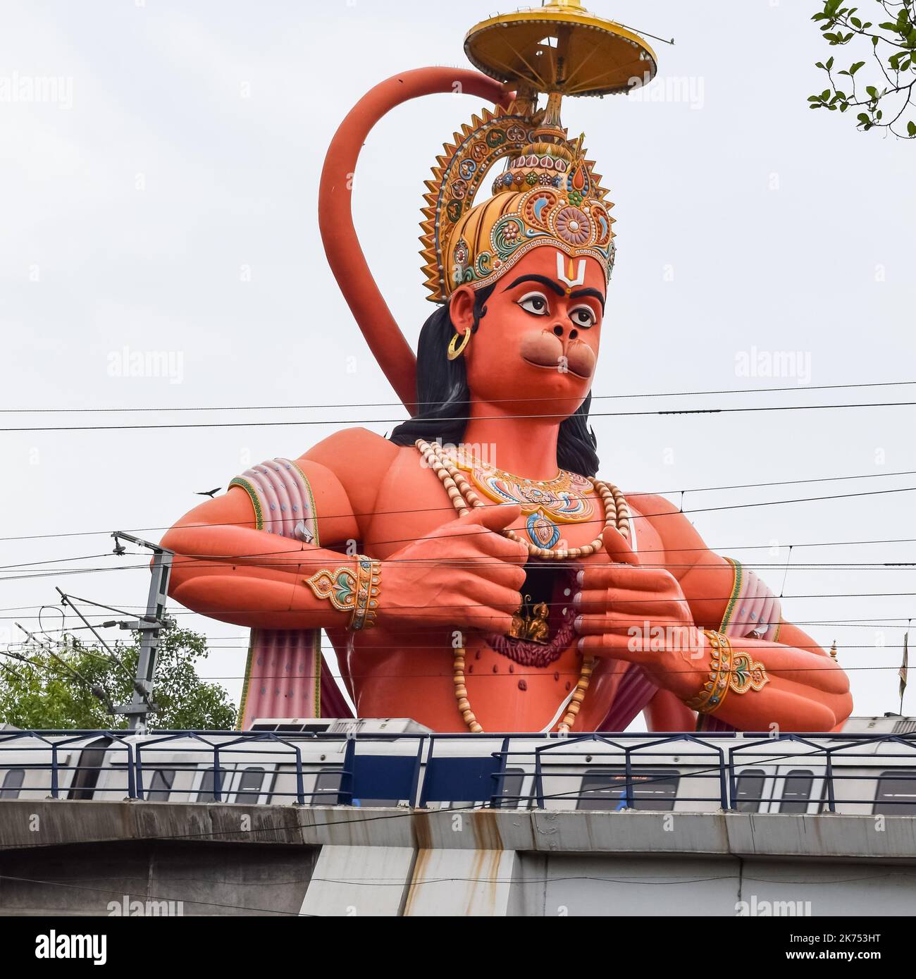 Delhi metro hanuman statue hi-res stock photography and images - Alamy