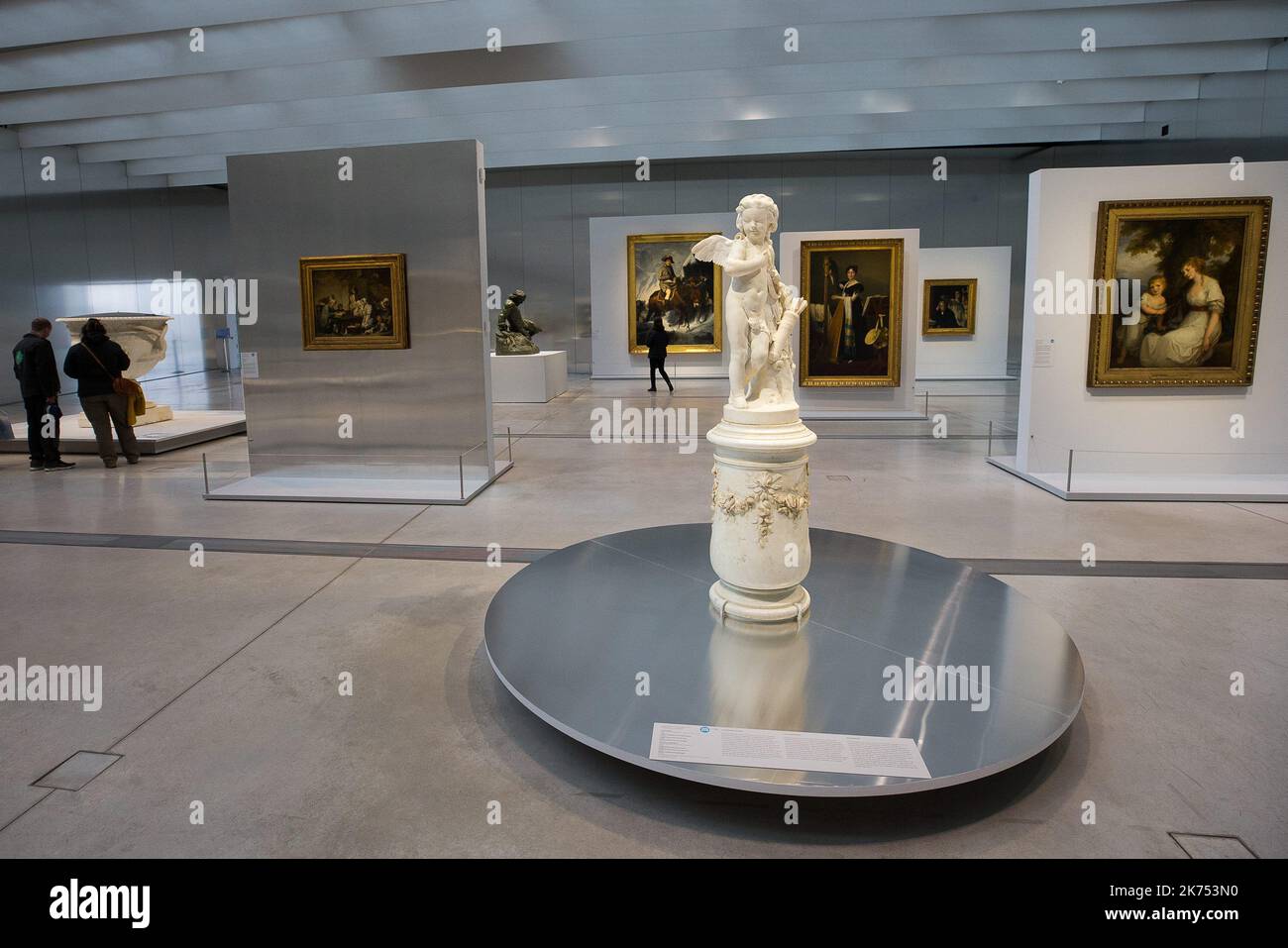 5th anniversary of Louvre Lens museum in Lens, France, on dec 2nd 2017 ...