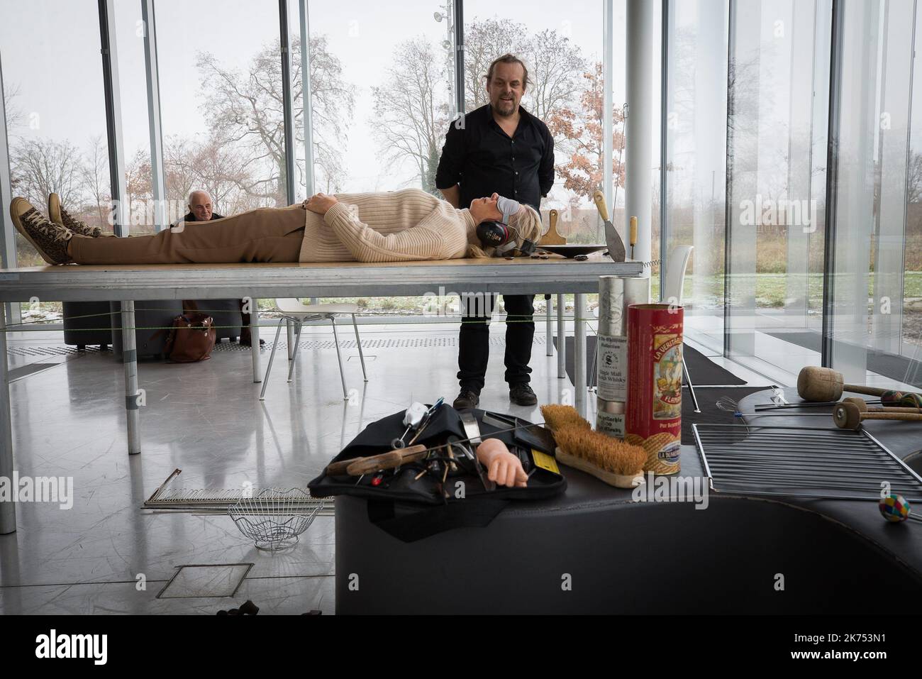 5th anniversary of Louvre Lens museum in Lens, France, on dec 2nd 2017 ...
