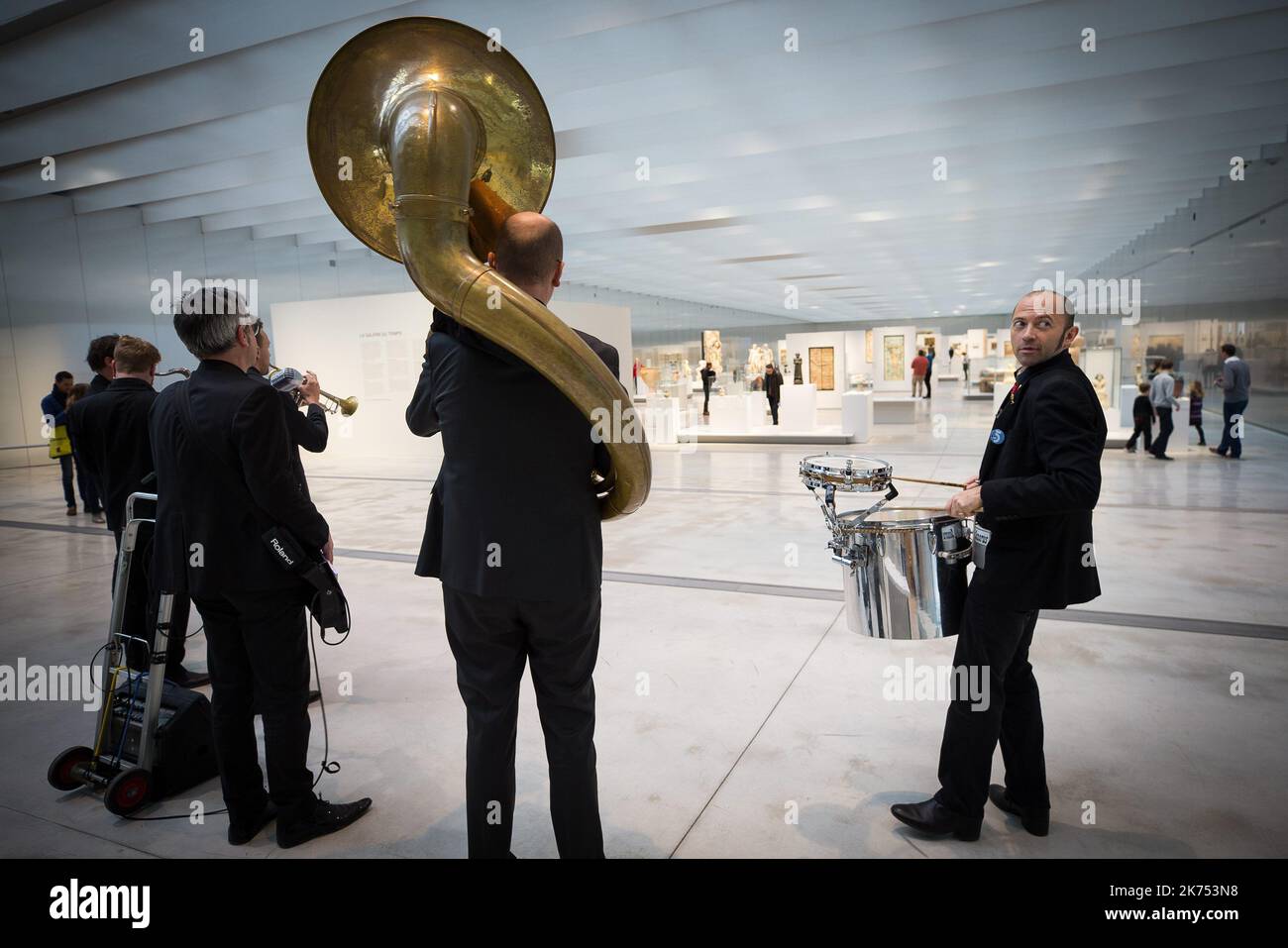 5th anniversary of Louvre Lens museum in Lens, France, on dec 2nd 2017 ...