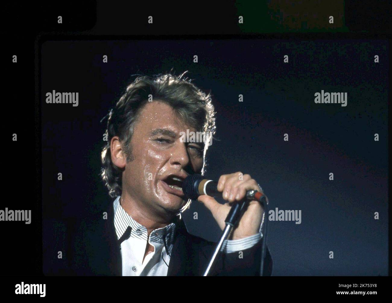 Johhny Hallyday, who became the first Gallic singer to popularize rock ...