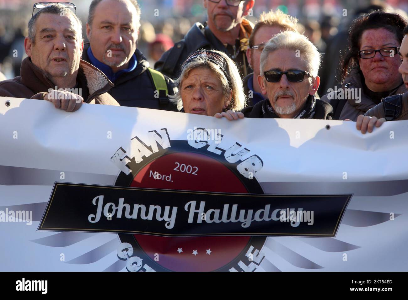 The 9th of December 2017 - Johnny Hallyday Honored With Rock-Star ...