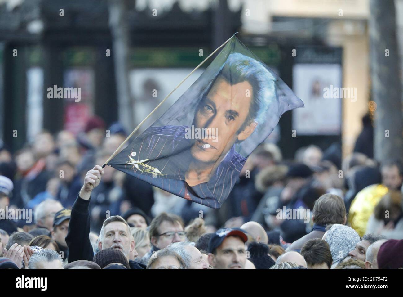 The 9th of December 2017 - Johnny Hallyday Honored With Rock-Star ...