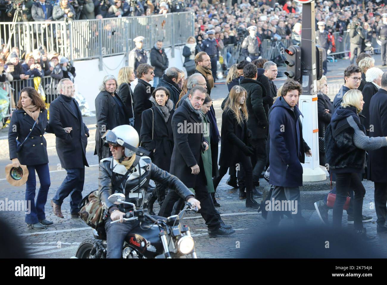 The 9th of December 2017 - Johnny Hallyday Honored With Rock-Star ...