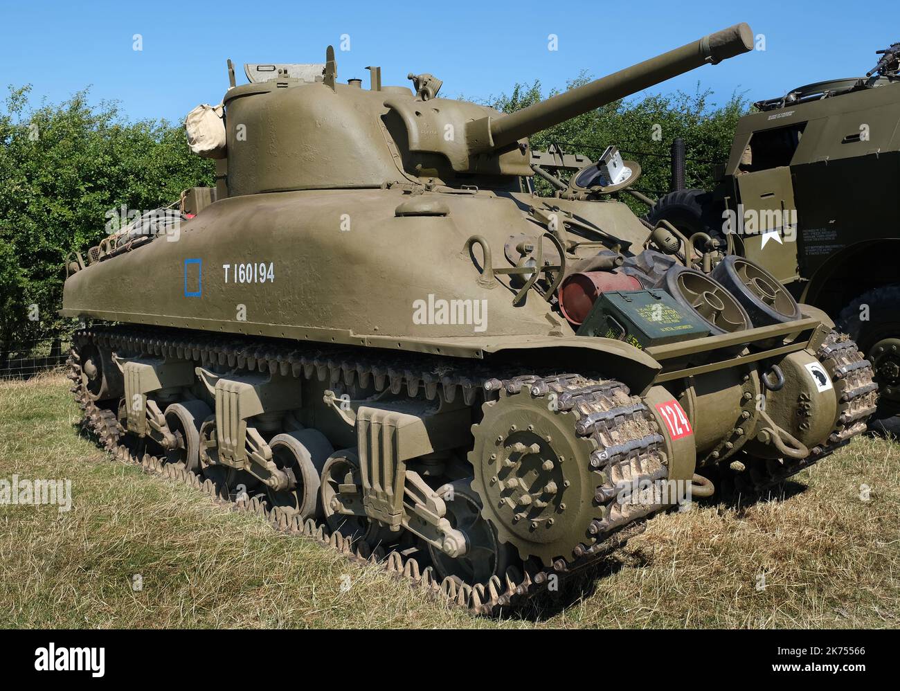 0The Yorkshire Wartime Experience show. Leeds, UK, August 2022. Military Re-enactment with ...