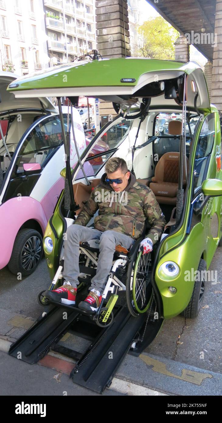 Elbee presents its new car for disabled people. People can stay in ...
