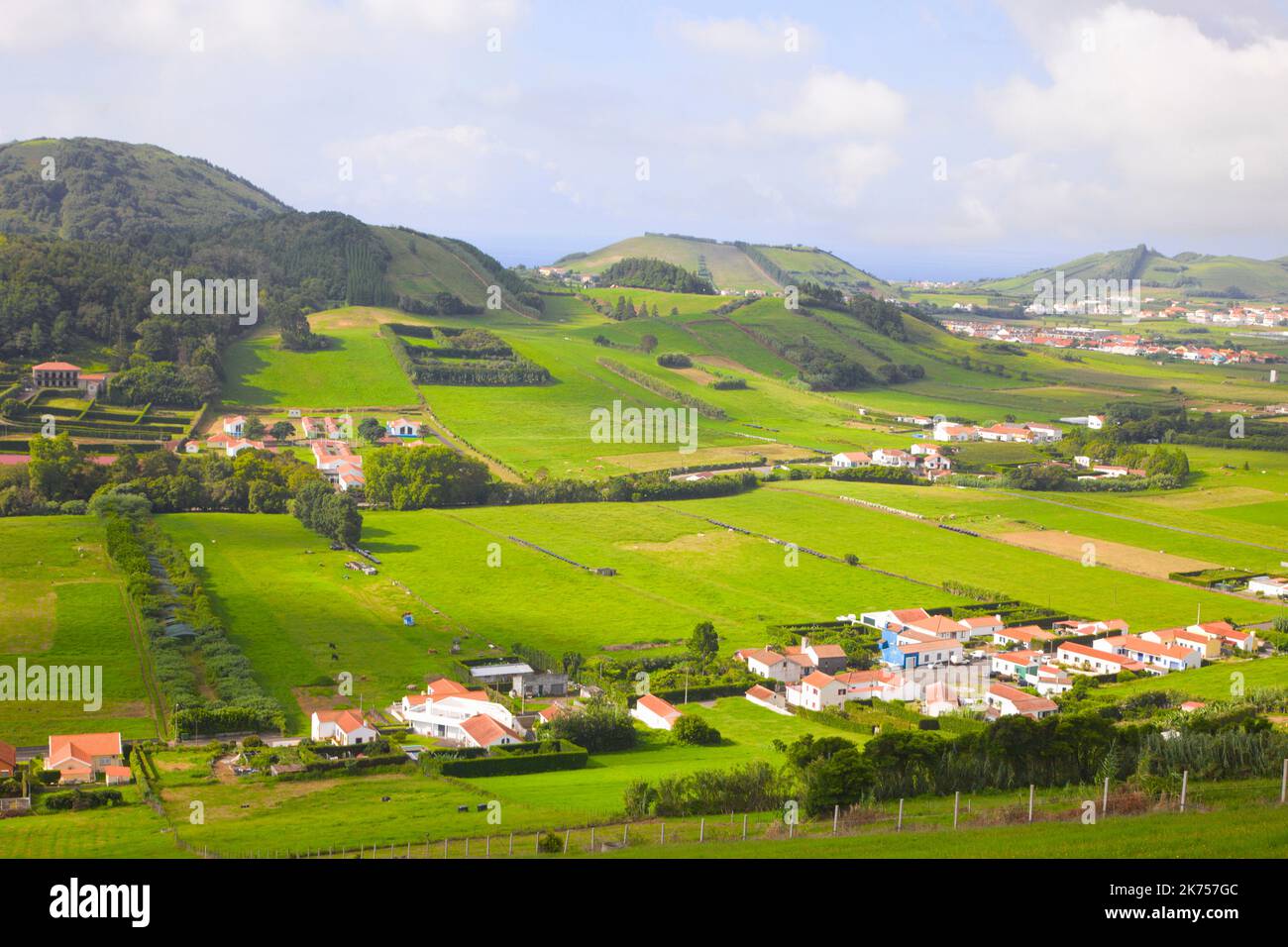 Portugal, Azores, Faial Island, scenery, village Stock Photo - Alamy