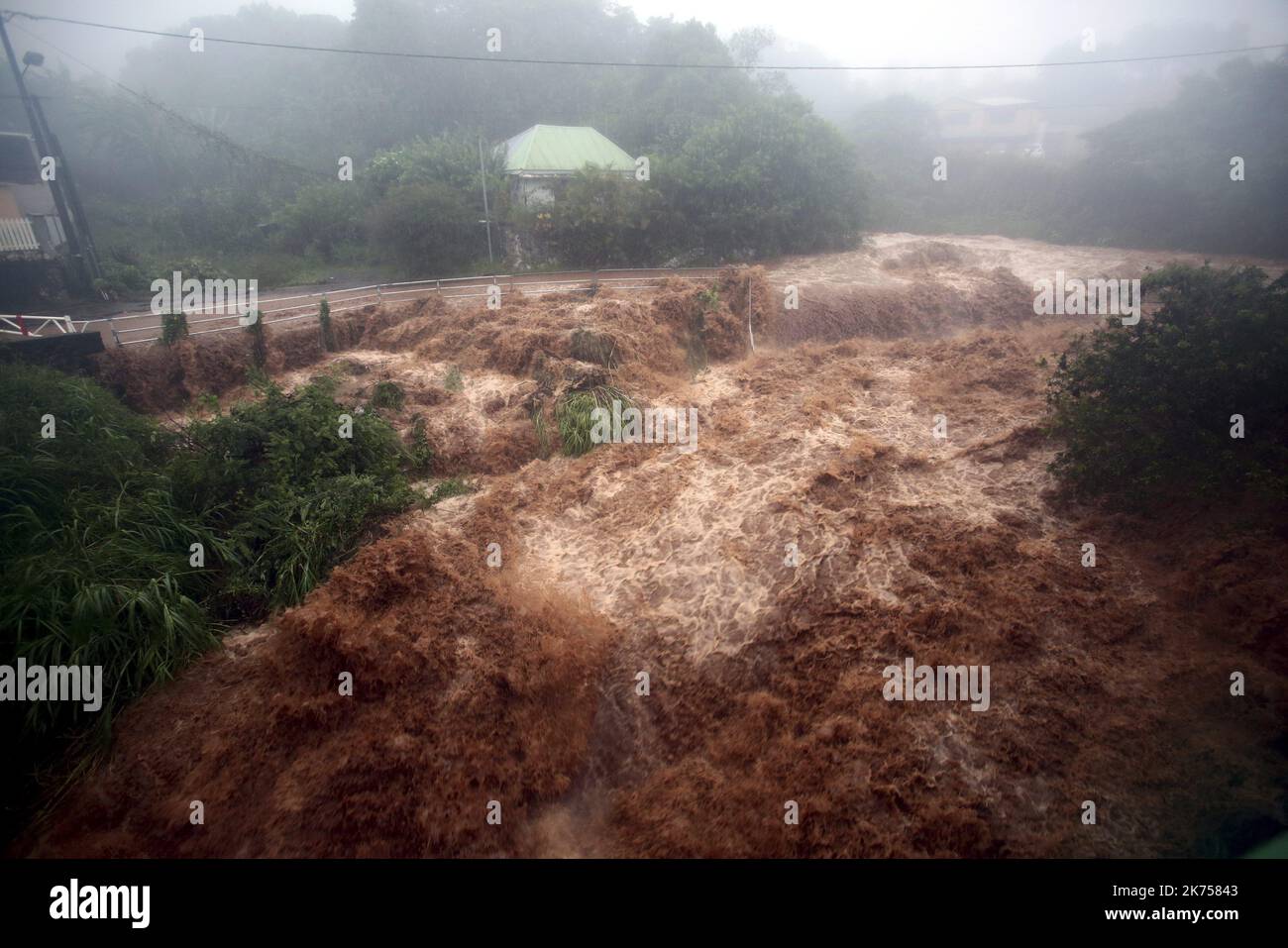 The aftermath of Tropical Cyclone Berguitta after high speed winds and ...