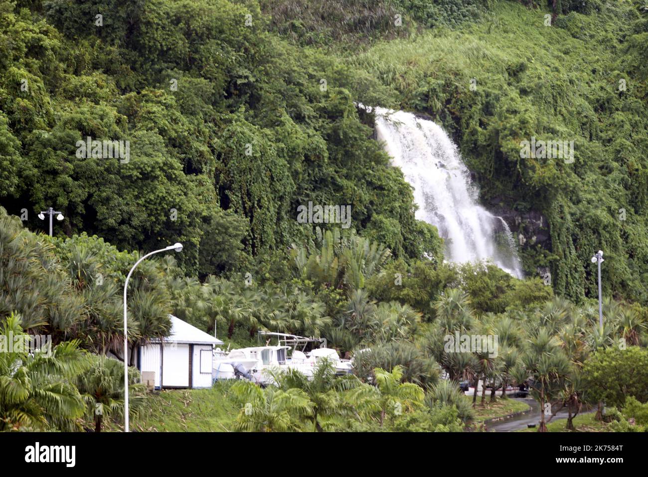 The aftermath of Tropical Cyclone Berguitta after high speed winds and ...