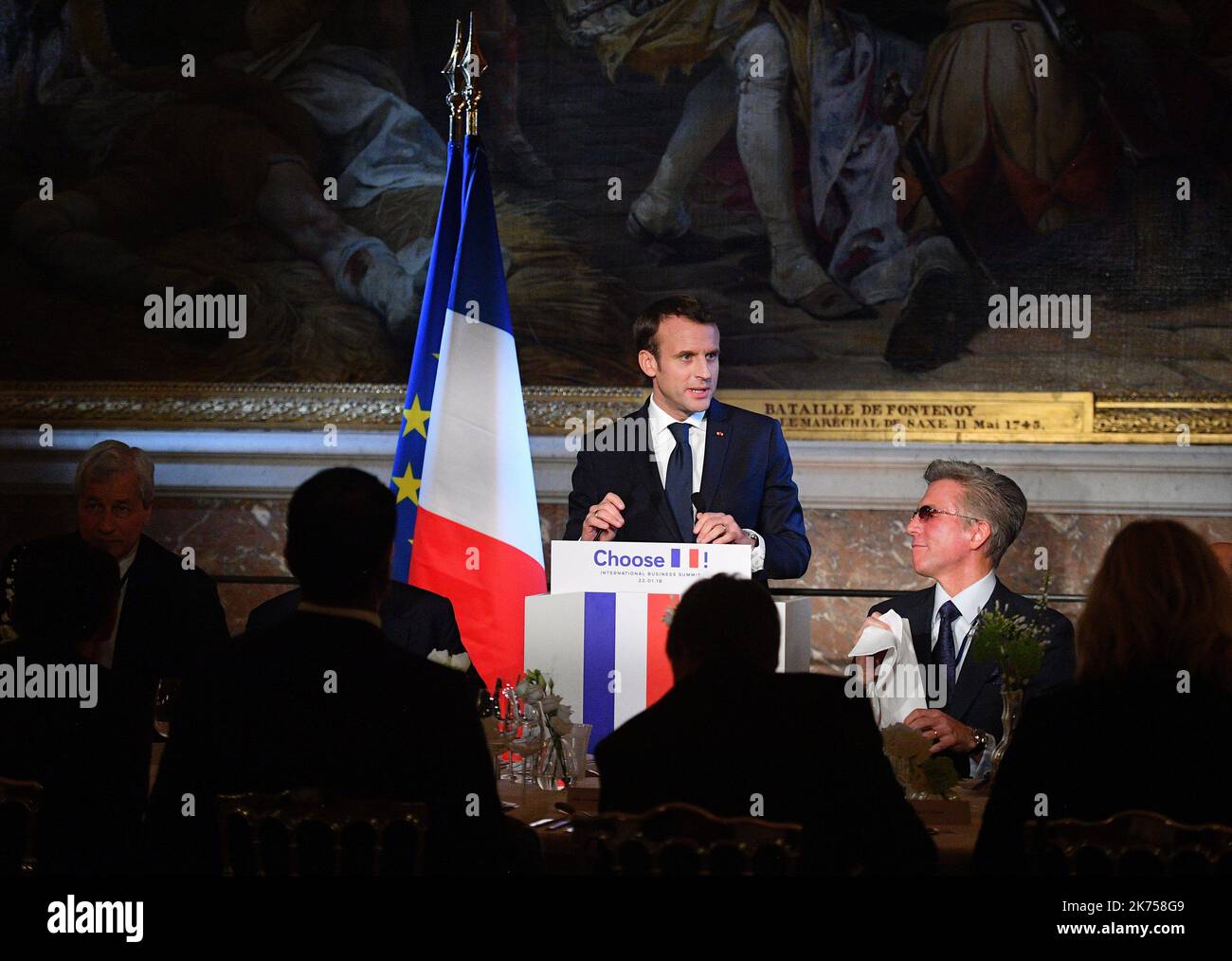 Choose france macron versailles hi-res stock photography and images - Alamy