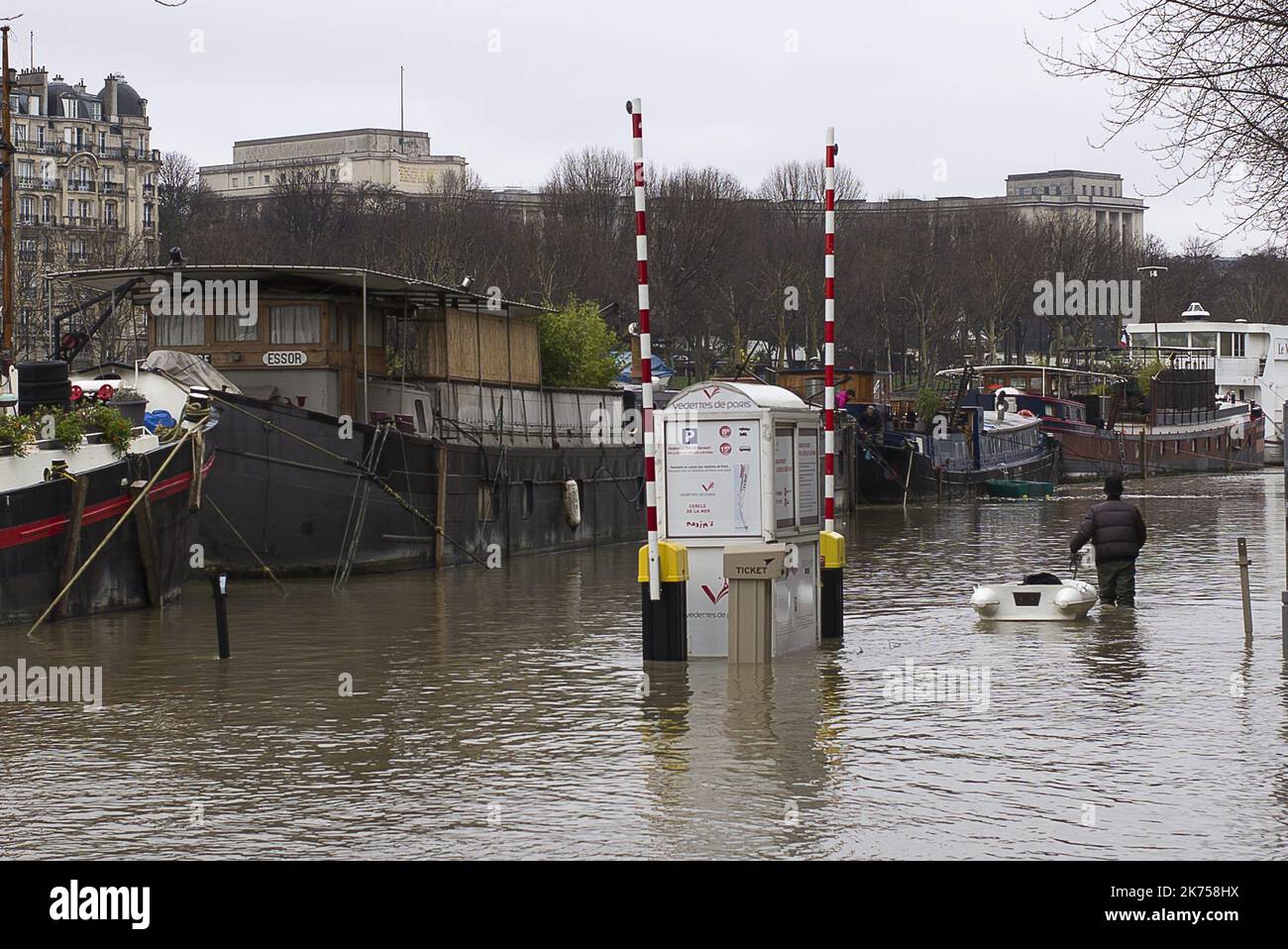 Paris floods latest: Train line closed with River Seine set to rise ...