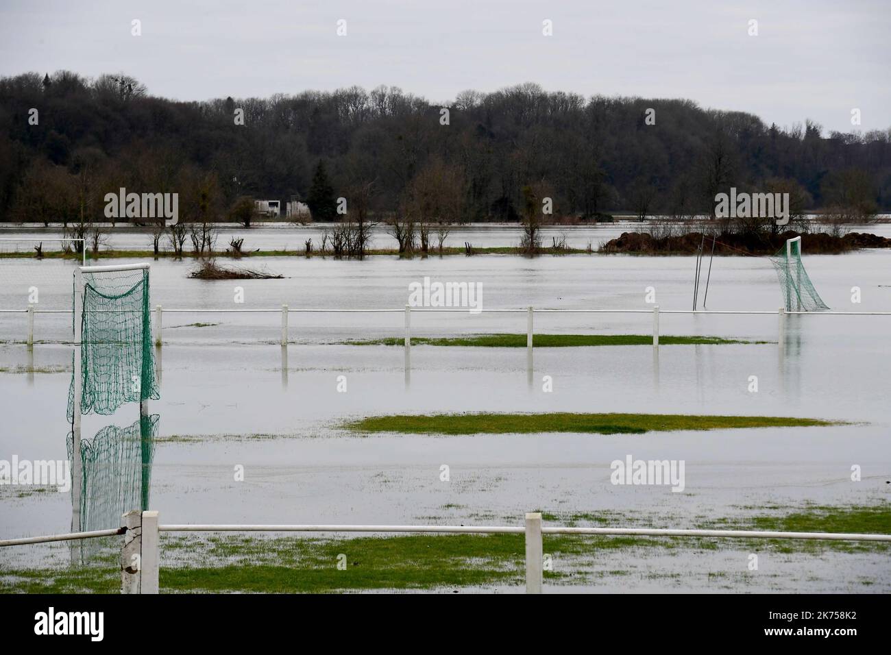 Floods in Jura, France Stock Photo - Alamy