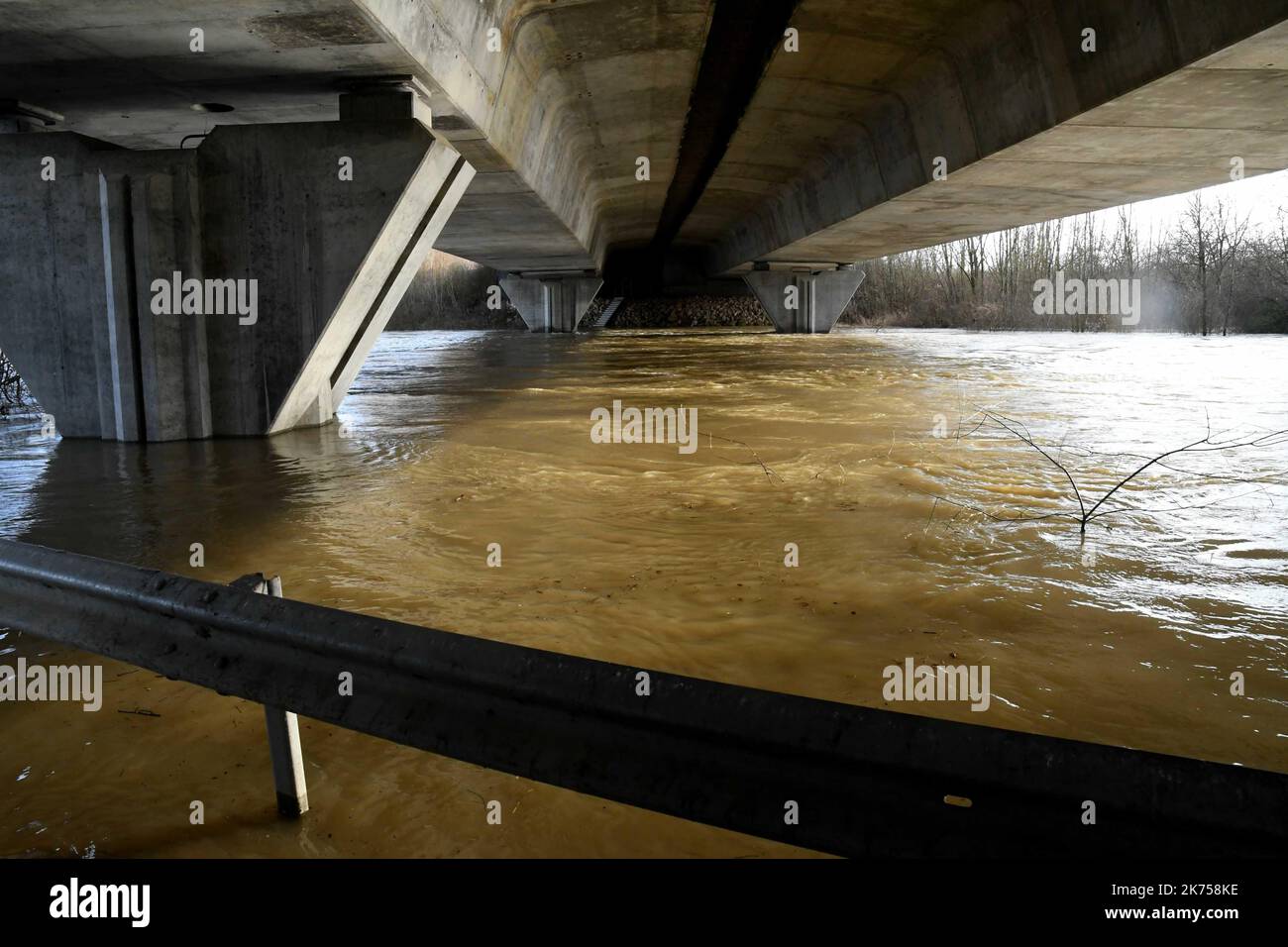 Floods in Jura, France Stock Photo - Alamy