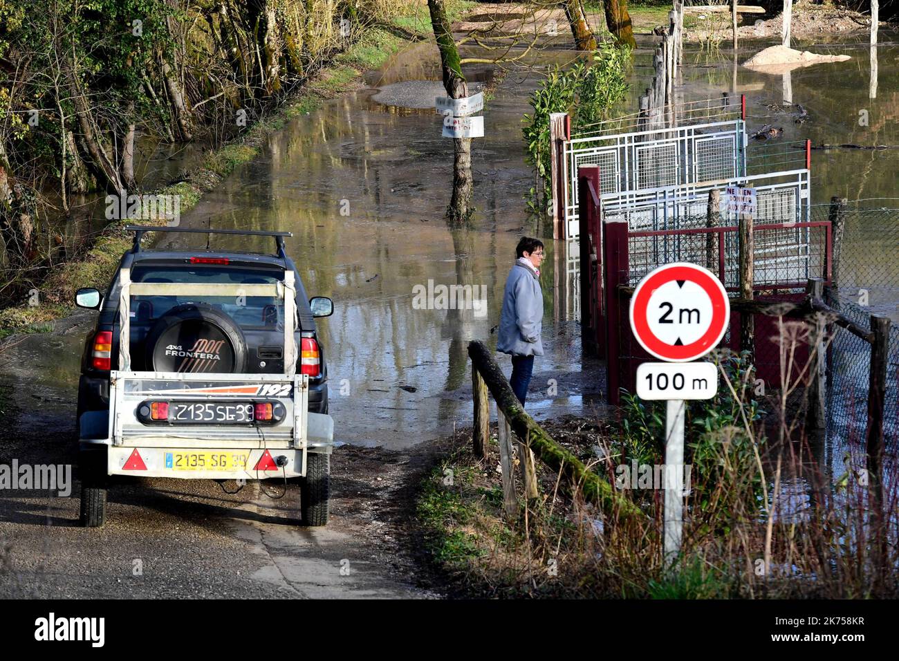 Floods in Jura, France Stock Photo - Alamy