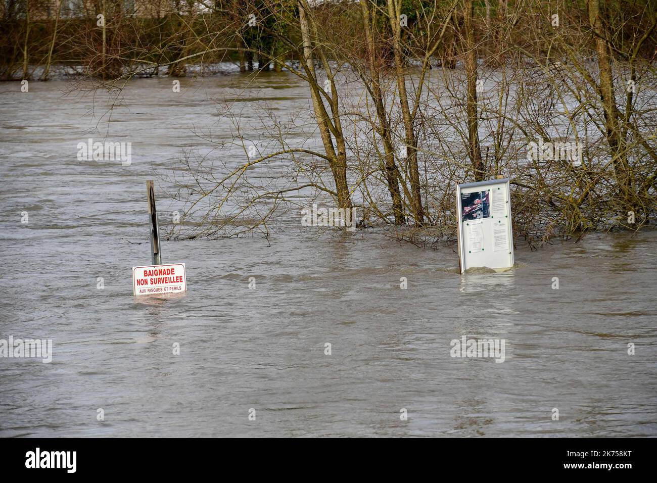 Floods in Jura, France Stock Photo - Alamy