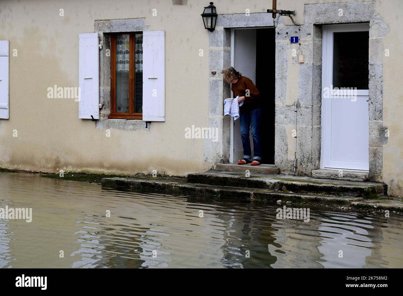 Floods in Jura, France Stock Photo - Alamy