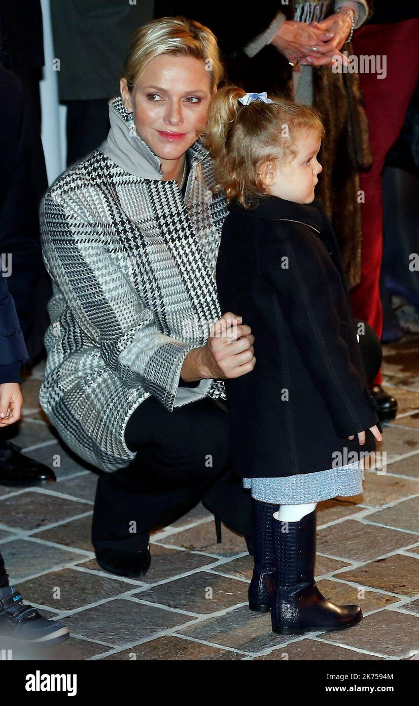 Princess Charlene and Princess Gabriella, Countess of Carladès ...