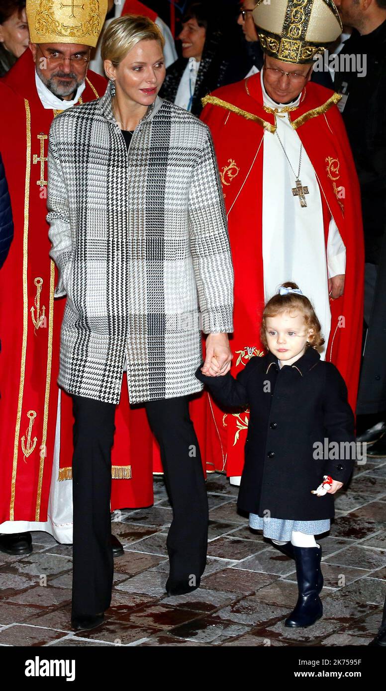 Princess Charlene and Princess Gabriella, Countess of Carladès ...