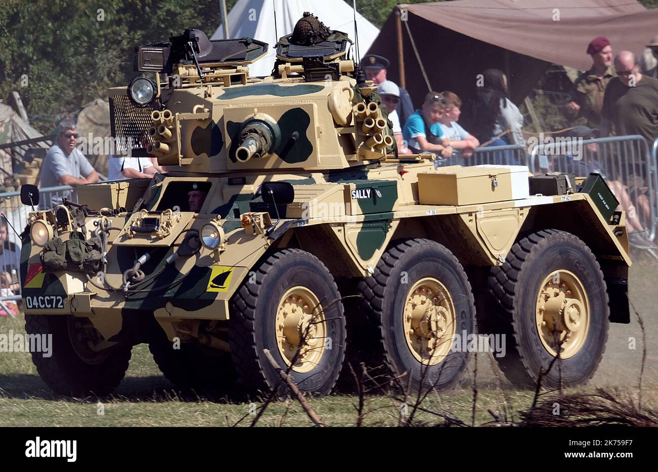 0The Yorkshire Wartime Experience show. Leeds, UK, August 2022. Military Re-enactment with ...